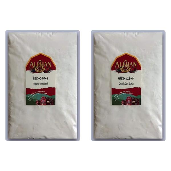 【商品名】　アリサン 有機コーンスターチ 1Kg × 2 【商品説明】　 【サイズ】　高さ : 10.20 cm　横幅 : 19.00 cm　奥行 : 26.20 cm　重量 : 2.02 kg　※梱包時のサイズとなります。商品自体のサイズ...