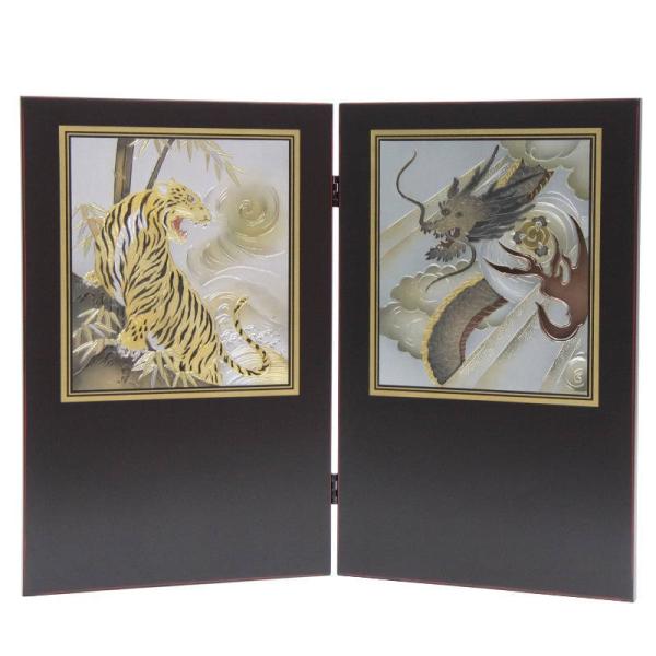 アウトレット品 五月人形屏風単品 18号五月二曲屏風 加賀 会津塗彫金龍虎 21ya1641 飾り幅目安62〜67cm (D-71sb) インテリア ディスプレイ 見切処分品5000円以上お買上で北海道・沖縄・離島を除き国内送料無料(運賃弊...