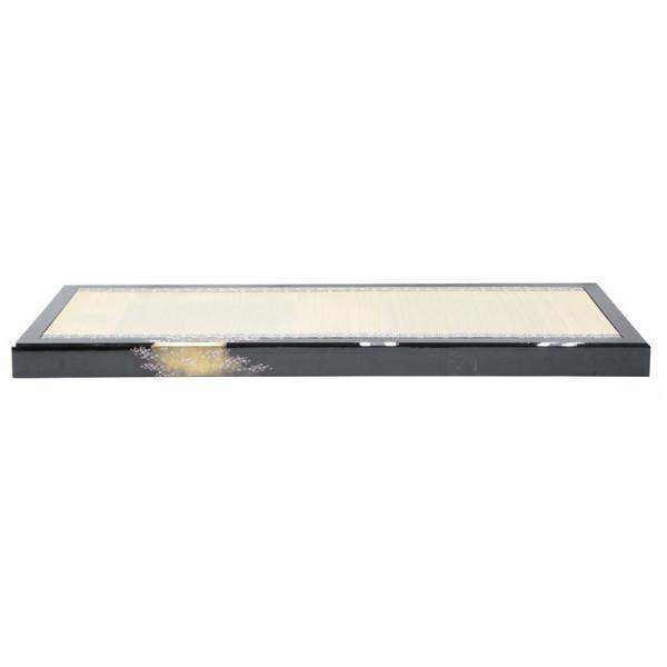 5000円以上お買上で北海道・沖縄・離島を除き国内送料無料(運賃弊社負担）アウトレット品。見本使用、展示品です。アウトレット品 雛人形 平飾台 台のみ 45号黒塗御殿台 桜吹雪畳付き 幅130cm (22a-ya-1009) インテリア デ...