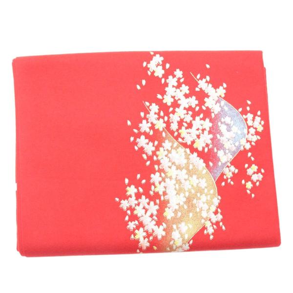 5000円以上お買上で北海道・沖縄・離島を除き国内送料無料(運賃弊社負担）アウトレット品。見本使用、展示品です。アウトレット品 三月毛せん 雛人形用 35×3 洛彩花 金彩 赤毛氈 三段用 幅125cm (22a-ya-2650) インテリ...