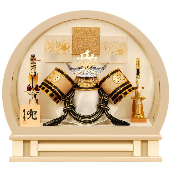 五月人形　兜ケース飾り【人形の佳月】K-146 直江兼続送料無料