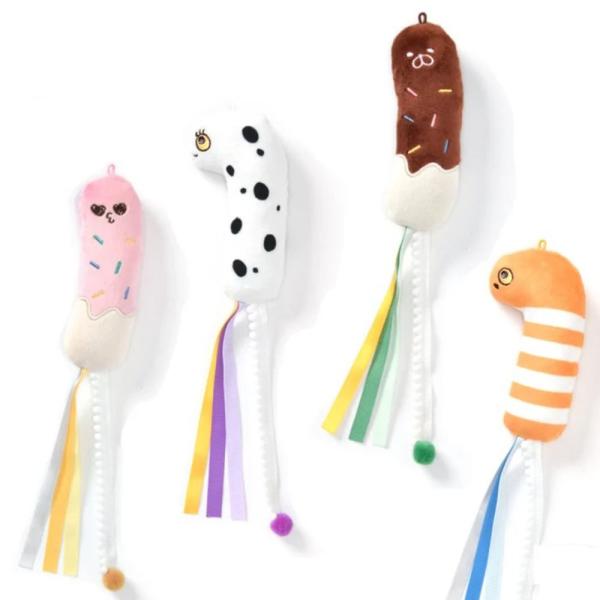 【商品案内】【 SOLGRA TOY for CATS - 猫ちゃん用おもちゃ - 】ひらひらと揺れる紐が猫ちゃんの好奇心をくすぐる♪可愛くてユニークな猫ちゃん用のおもちゃです★【素材】本体：ポリエステル 100%【種類】チンアナゴ ／ ニ...