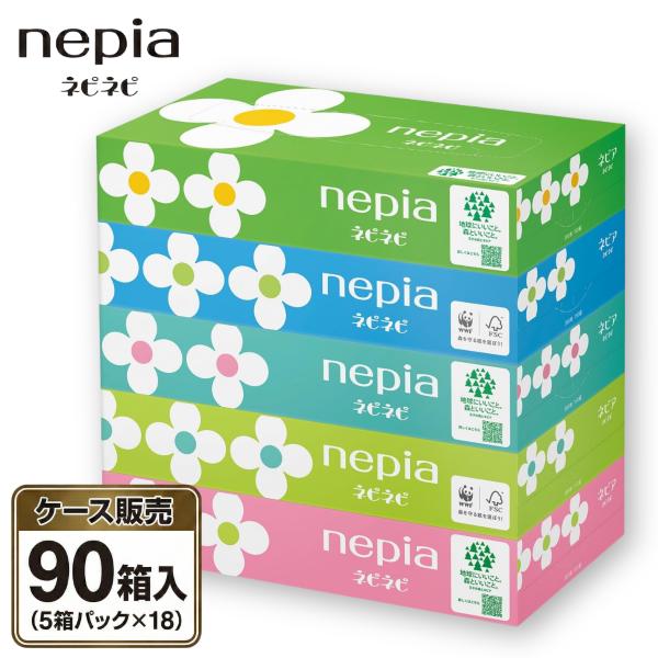 【商品説明（1箱あたり）】ブラント名: ネピア内容量:300枚(150組)原産国:日本商品サイズ (幅×奥行×高さ) :227mm×116mm×225mmメーカー名: 王子ネピアご家庭内の様々なシーンでご使用いただける、コンパクトなサイズの...