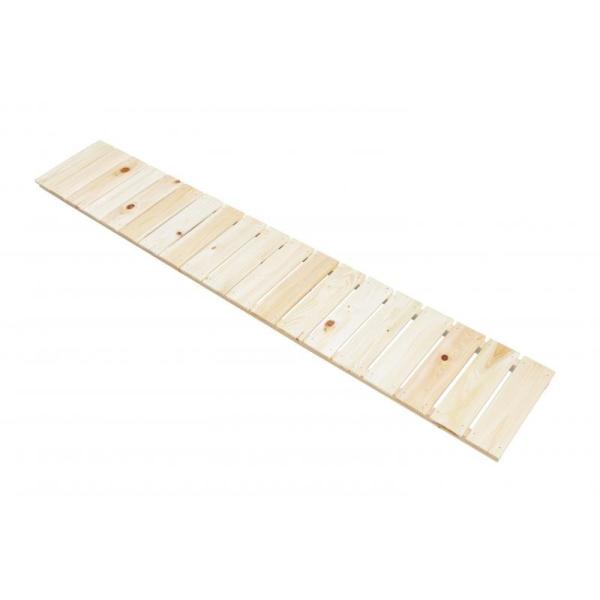 ベランダ、玄関、縁側、お風呂、倉庫など様々な用途に使用できる横貼りすのこです。●商品サイズ(約)：幅180×奥行30×高さ4cm●重量(約)：3.3kg●材質：国産ひのき●板幅（約）：85mm●板の厚さ：10mm●板の隙間(約)：10mm●...