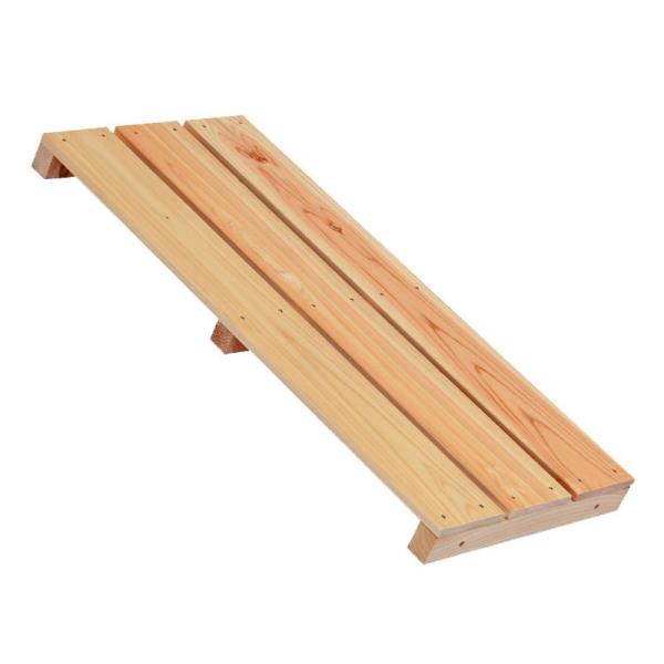【商品サイズ】 幅60cm×奥行き27cm×高さ3.4cm【重量】0.9kg ・すのこ棚用の棚板です ・国産ひのき製 ・ボルト4本入り(小4本)※2022年3月24日より一部仕様が変更されました。詳しくは下記をご参照ください。
