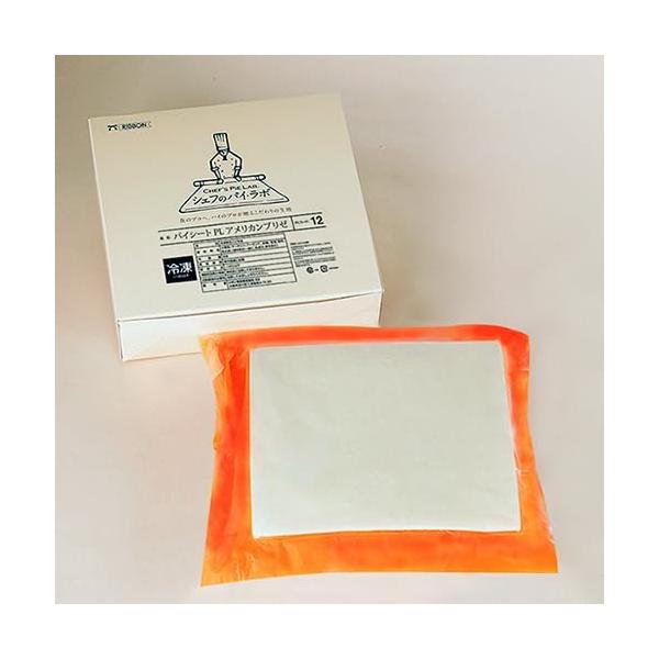 ザクザクとした食感が特徴の角型パイシート。焼成後、冷蔵庫で保管してもサクッとフォークが通ります。