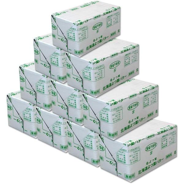 【まとめ買い】よつ葉乳業　よつ葉 無塩バター 食塩不使用 450g ｘ10