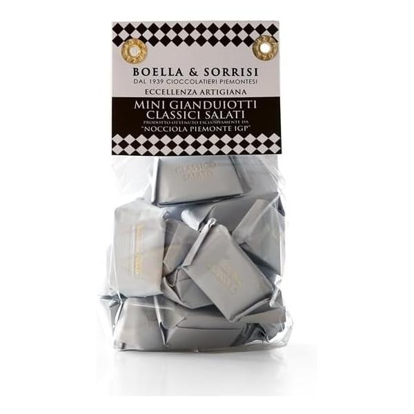 商品の説明 ピエモンテトリノボエッラ&amp;ソッリィーズィ ミニジャンドゥイオッティタルトゥーフォサラート100g 原材料・成分 ヘーゼルナッツ