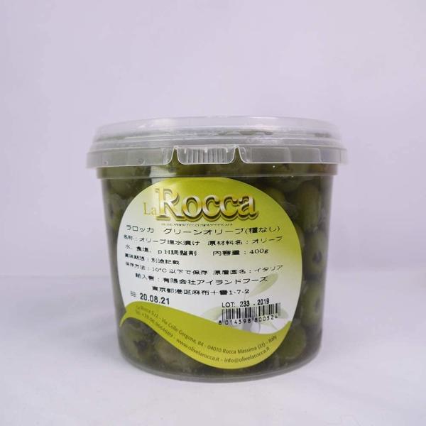 商品の説明 シチリア産、ラロッカのフレッシュグリーンオリーブがお手頃サイズになりました。 種なしは美味しくない。という方必見！！ 唯一美味しいという種無しオリーブがこちらです。 色も鮮やかなグリーンで種抜きなので、サラダや詰め物にもお使い頂...