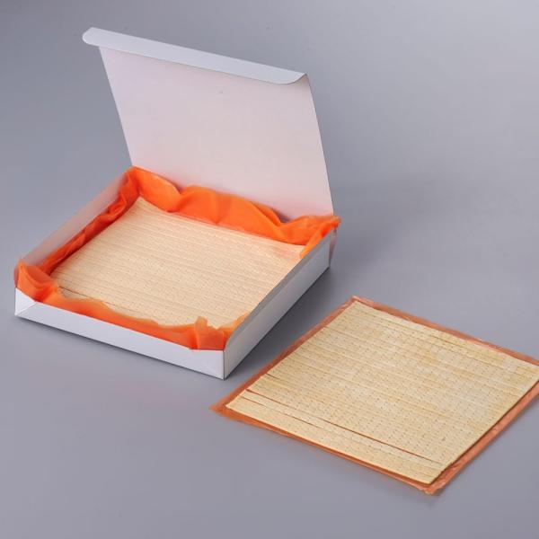 様々なトッピングで簡単にスティックパイが作れる、ピケ入り角型パイシート。