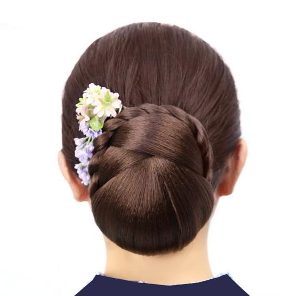 着物用のヘアーピース、簡単に装着できる和装用のウイッグです。全国送料無料！●和装用のヘアーピース（ウイッグ）です。●簡単に着物姿を楽しめるシニヨンです。●浴衣姿に合わされてもステキかと思います。◆装着はとっても簡単！着物専門店がお勧めする着...