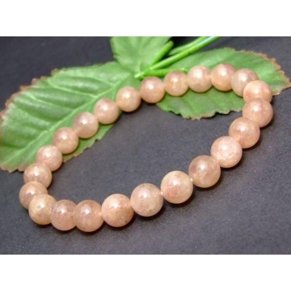 ※画像と同品質のものをお送りします。オリジナルアクセサリー作りに是非どうぞ〜〜（m−m）素材天然石サイズ約：重さ19g　玉径8mm 　±0.5mm　内径17cm(ゴムは伸縮可) 　　※ 多少の誤差はご了承下さい。