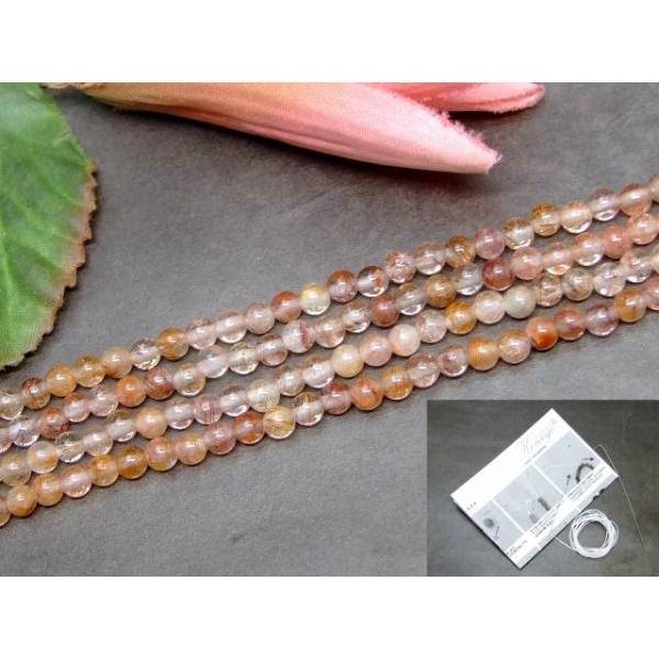 ※画像と同品質のものをお送りします。オリジナルアクセサリー作りに是非どうぞ〜〜（m−m）素材天然サイズ・重さ約：重さg　玉径4mm・±0.5mm　1連39cm前後　※ 多少の誤差はご了承下さい。