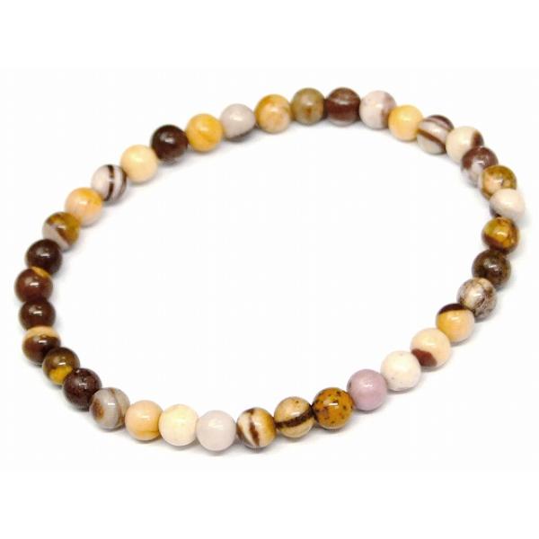 ※画像と同品質のものをお送りします。オリジナルアクセサリー作りに是非どうぞ〜〜（m−m）素材天然サイズ約：重さg　玉径4mm・±0.5mm　内径16cm(ゴムは伸縮可)　※ 多少の誤差はご了承下さい。