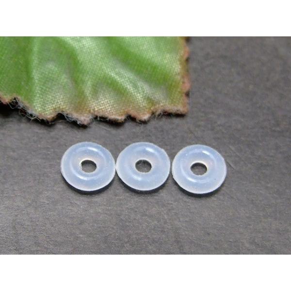 ※画像と同品質のものをお送りします。オリジナルアクセサリー作りに是非どうぞ〜〜（m−m）こちらの商品はビーズとビーズの間に入れ、クッションとして、ビーズ同士がぶつかって傷がつくのを防ぐ保護材としてご利用いただけます。トンボ玉・レジン玉・ねじ...