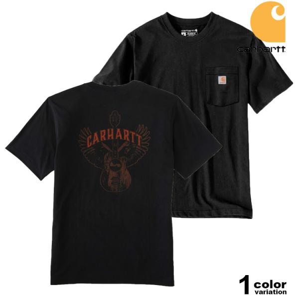 [ブランド]Carhartt(カーハート)[アイテム]Irvine Relaxed-Fit Guitar Graphic Short-Sleeve Pocket T-Shirt[素材]コットン60%、ポリエステル40%【コメント】ワークブラ...