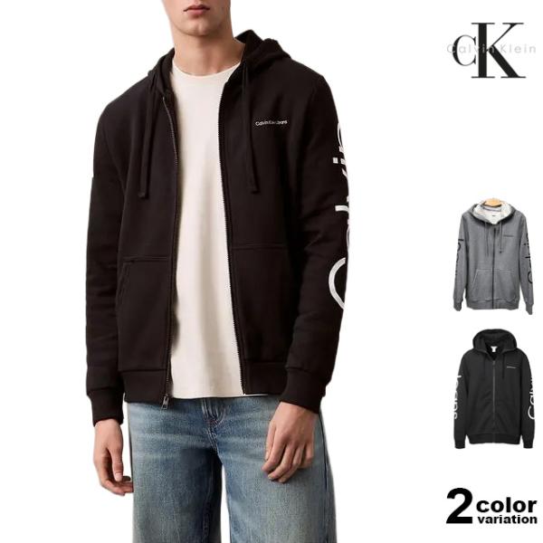 [ブランド]CALVIN KLEIN (カルバンクライン)[アイテム]Traveling Logo ZIP Hoodie[素材]コットン72%、ポリエステル28%(裏起毛)【コメント】Calvin Klein Traveling Logo ...
