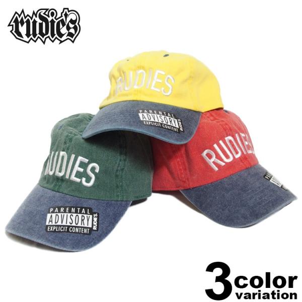 [ブランド]RUDIE'S (ルーディーズ)[アイテム]ローキャップ PHAT 2TONE PANELCAP[カラー]レッド・イエロー・グリーン[素材]コットン100%【コメント】RUDIE'S(ルーディーズ)からローキャップが入荷。フロン...