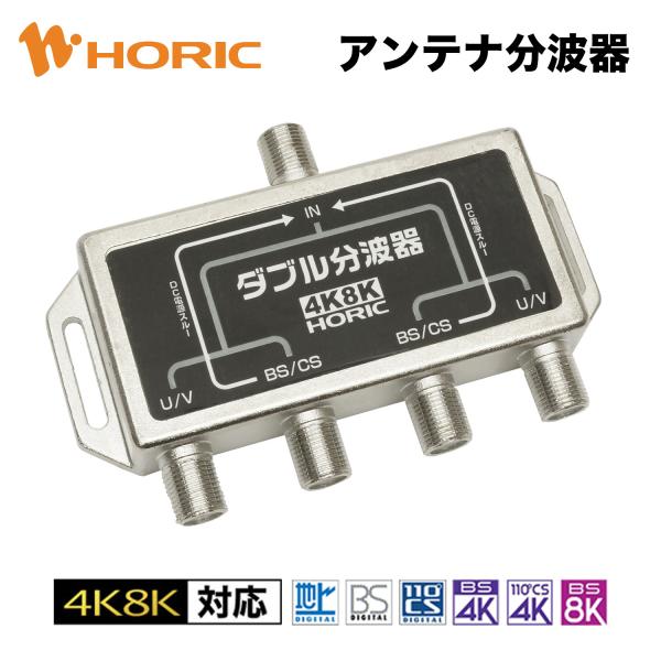 【発売日：2024年09月04日】■信号の分配と分波が本機1つで可能になり、テレビとレコーダーなどへの接続が無駄なくすっきりと行えます。■従来の地デジ、BS、110度CS放送に加えて、最新の4K8K放送にも対応しています。■ノイズに強いメタ...