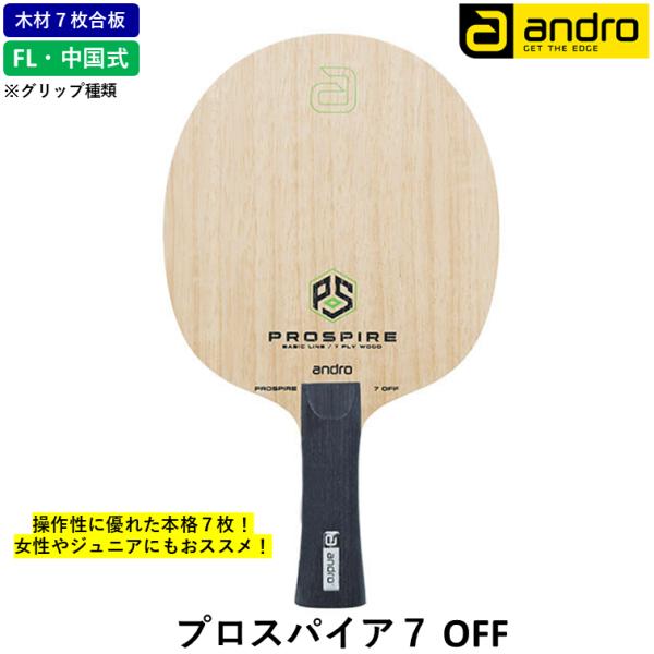 操作性に優れた本格派7枚合板ラケット軽量化と高耐久性を兼備させた適度な弾みとしっかりとした球持ちが特徴の高性能オールラウンドラケット。グリップも従来の弊社商品に比べ細めに設計することで女性やジュニアプレイヤーでも扱いやすい仕様になっている。...