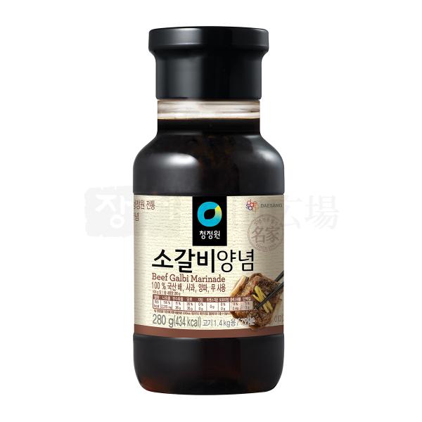 お肉を漬け込んで焼くだけで本場韓国の味♪[名称] 焼肉のたれ[原材料名] 醤油、高果糖液糖、砂糖、大根、玉ねぎ、にんにく、梨、りんご、食塩、黒胡椒/調味料(アミノ酸等)、酒精、クエン酸、増粘剤(キサンタンガム)、甘味料（ステビア、カンゾウ）...