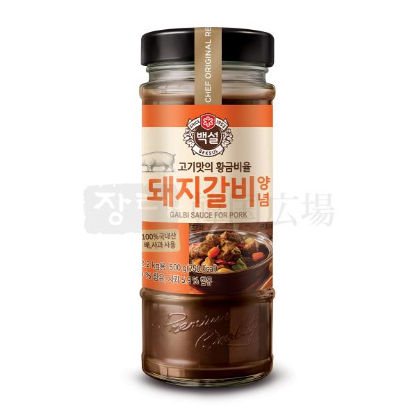 100％韓国産梨、りんご使用[原材料名]　しょうゆ、砂糖、果糖ぶどう糖液糖、梨ピューレ、りんごピューレ、たまねぎピューレ、にんにく、清酒、しょうが、こしょう、食塩、唐辛子エキス/調味料（核酸）、カラメル色素、酸味料、増粘剤（キサンタンガム）...