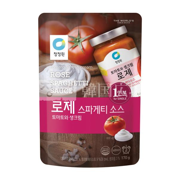 トマトと乳加工品、玉ねぎ、バジル、オレガノでやさしい風味に仕上げました。[名称]　ロゼパスタソース[原材料名]　トマト・ジュースづけ、乳等を主要原料とする食品、トマトペースト、玉ねぎ、砂糖、植物油脂、チキンエキス、食塩、チーズパウダー、バジ...