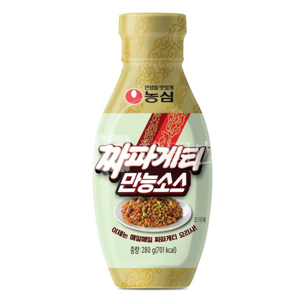 [名称]　ソース（チャパゲティソース）[原材料名]　ジャージャーシーズニング、砂糖、菜種油、酢、ナシ、食塩、にんにく、調味だいこんエキス/調味料（アミノ酸等）、酸味料、加工でんぷん、ビタミンB1、香辛料抽出物、乳化剤、増粘多糖類、（一部に小...