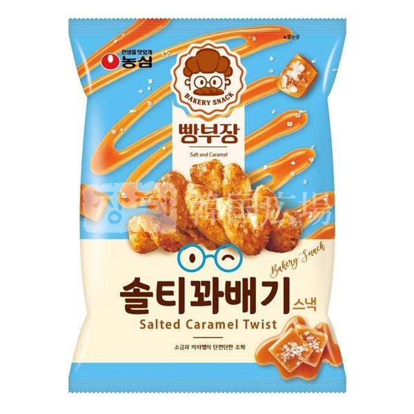 [名称]　お菓子[原材料名]　穀物加工品、砂糖、パーム油、マーガリン、小麦粉、キャラメルペイスト、菜種油、バター、加糖練乳、食塩、ブドウ糖、植物性油脂、精製水／ 増粘剤（アラビアガム、マルトデキストリン）、酸化防止剤（ビタミンE）、二酸化ケ...
