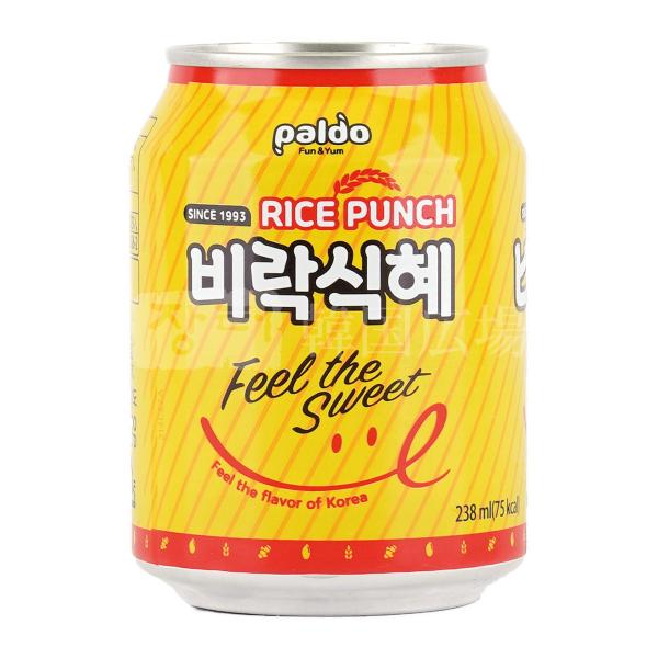 韓国伝統の発酵飲料。デザートに飲む甘い飲み物です。[名称]　清涼飲料水[原材料名]　麦芽エキス、砂糖、米、麦芽糖、生姜エキス、シトラスエキスパウダー/甘味料（ステビア）、酸化防止剤（ビタミンC） [内容量]　238ml[賞味期限]　缶底に記...