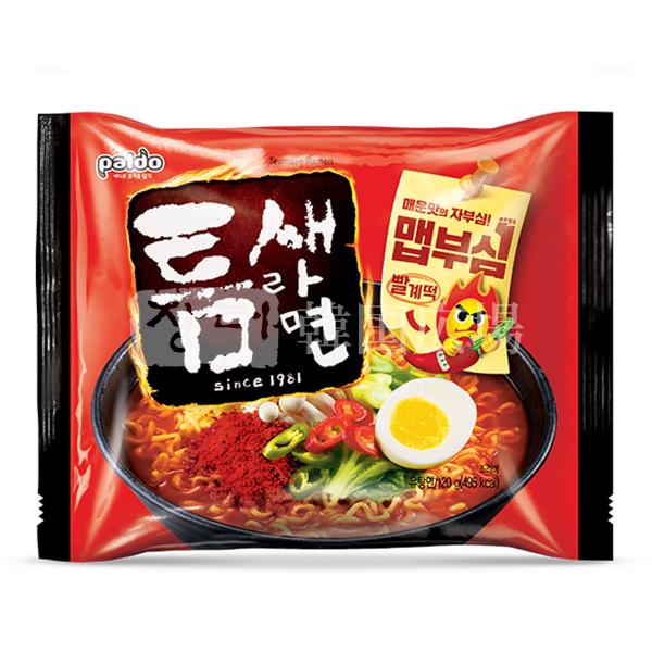 強烈な辛さにハマる[名称]　即席中華麺　[原材料名] 油揚げ麺(小麦粉、植物油脂、食塩、野菜エキス、増粘多糖類、乳化剤、ビタミンB2)、食塩、しょうゆ、糖類、唐辛子、味噌、チリパウダー、香辛料、ビーフエキス、ニンニク、マッシュルーム、酵母エ...