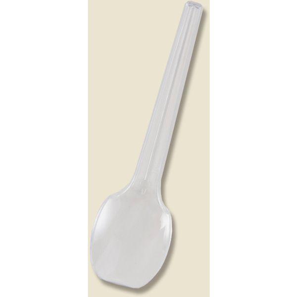 ・一般的な使い捨てカトラリーです。・テイクアウトの必需品。・1本ずつポリ包装された商品です。・入数：100本・耐熱温度：70度・耐冷温度：-10度・幅(mm)：26・全長(mm)：100・スチロール樹脂・生産国 中国・JANコード 4901...