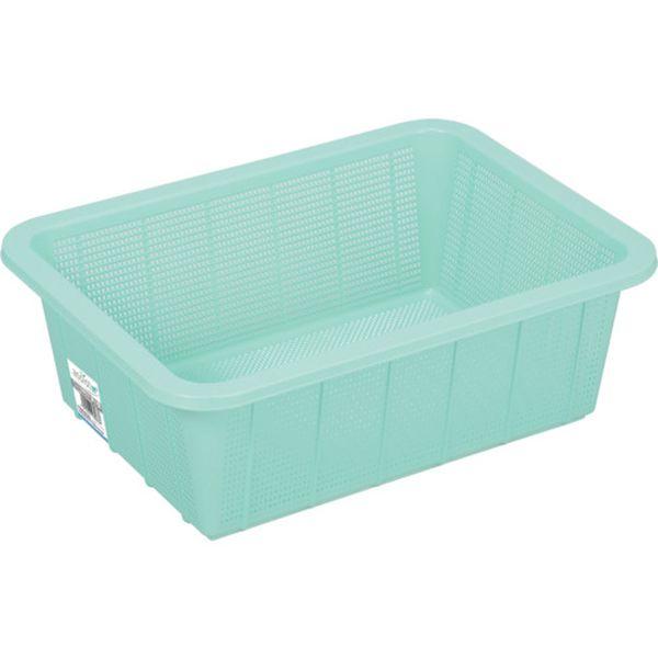 ・食器の水切りはもちろん、書類などの整理収納にも使用できます。・ザル、カゴ・色：グリーン・外形寸法(mm)幅：485・外形寸法(mm)奥行：355・外形寸法(mm)高さ：165・タイプ：深1型・有効内寸(mm)間口：385・有効内寸(mm)...