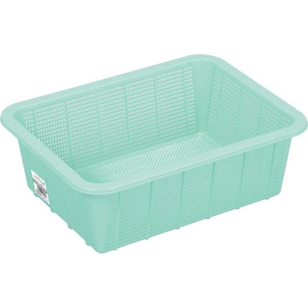 ・食器の水切りはもちろん、書類などの整理収納にも使用できます。・ザル、カゴ・色：グリーン・外形寸法(mm)幅：390・外形寸法(mm)奥行：295・外形寸法(mm)高さ：130・タイプ：深2型・有効内寸(mm)間口：310・有効内寸(mm)...