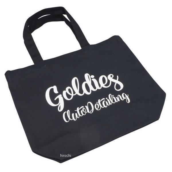033557 GoldiesAutoDetailing ゴールディーズオートディテイリング GOLDIESSCRIPTLOGOトートバッグカラー:ブラック【船底タイプのマチ】左の端から右の端までの幅:約315mmバッグの口から底マチまでの高...