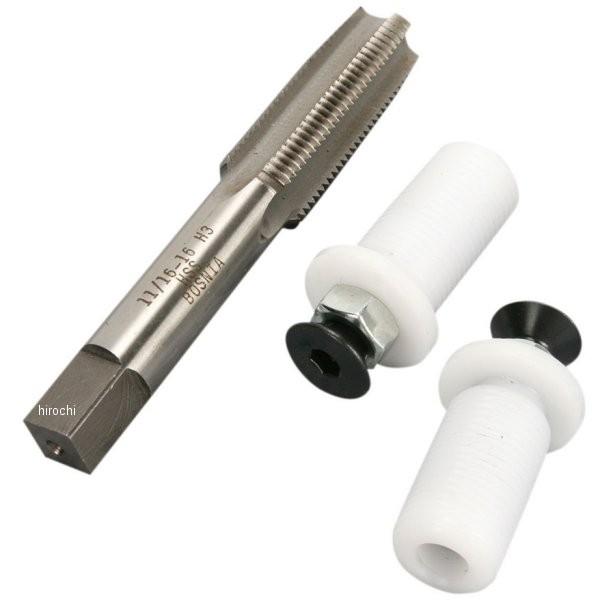 ・左右ペア。・ネジ切り用タップ付き・レンサル TWINWALL ハンド ガード バー エンド用・アルミハンドルバーにハンドガードまたはバーエンドを確実に取り付けます。・独特の素材は、アルミニウムの強度とナイロンの振動吸収を提供します。・従来...