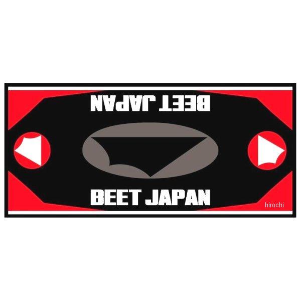 ビート BEET BEETレーシングフロアマット レッドサイズ：100cm×220cmカラー：レッドカーペット部分は難燃素材を採用し、高圧洗浄機での水洗いも可能。多くのロードバイクやオフロードバイクに対応。0692-RM2-060692-R...