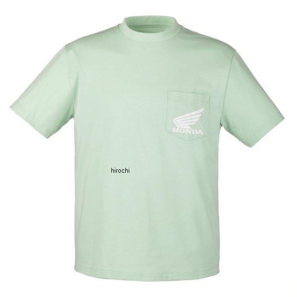 ホンダ純正 Wing Color T-shirt アイスグリーン LLサイズサイズ：LLカラー：アイスグリーン素材:コットン　100%胸ポケット付きのデザインTシャツ0SYEZ-75E-ALL0SYEZ-75E-ALLヤフー HD店