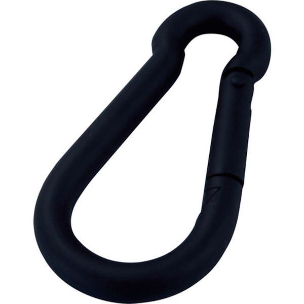 ・指で押すだけで開閉でき、ワンタッチで取付可能です。・DIYに使いやすいカラー仕様の荷役金物です。・チェーンやロープなどの連結や末端金具の連結金具として。・色：ブラック・使用荷重(kg)：50・A(mm)：60・B(mm)：29・C(mm)...