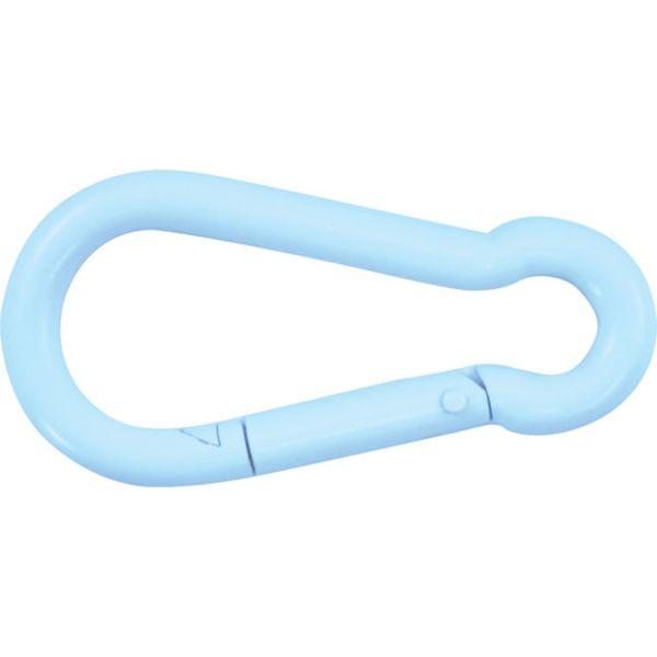 ・指で押すだけで開閉でき、ワンタッチで取付可能です。・DIYに使いやすいカラー仕様の荷役金物です。・チェーンやロープなどの連結や末端金具の連結金具として。・色：ホワイト・使用荷重(kg)：50・A(mm)：60・B(mm)：29・C(mm)...