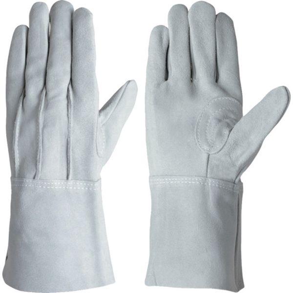・切創、摩耗、摩擦、熱に強く、丈夫で長持ちします。・袖が11cmと長く、火花・異物などの袖口からの浸入を防ぎます。・建設・土木・鉄鋼・機械・溶接などの重作業。・色：グレー・サイズ：フリー・全長(cm)：28.5・手のひら周り(cm)：24....