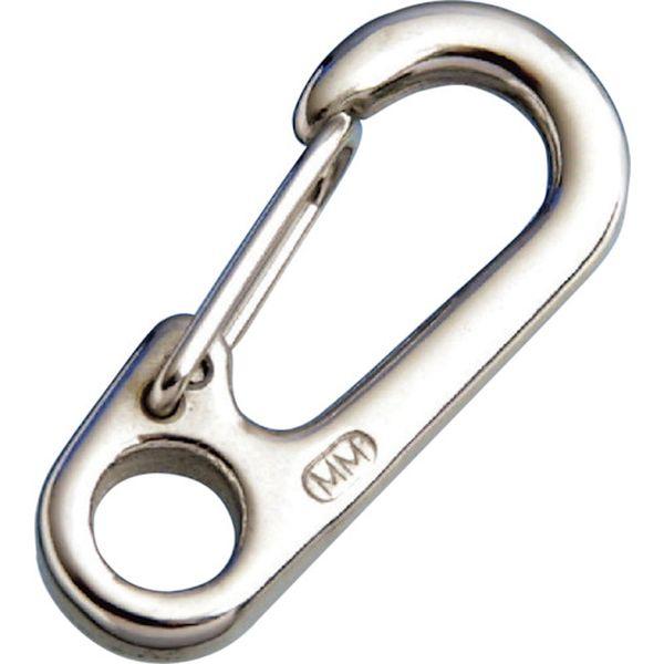 ・フック部とチェーン・ロープを入れる部分が分かれています。・SUS316で、耐食性に優れます。・産業機械関連、工具などの脱落防止用の補助金具として。・L(mm)：58・S(mm)：14・W(mm)：30・R(mm)：12・d(mm)：10・...