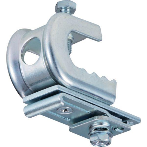 ・D30レール・隙間シートレール用ブラケットです。・ネジを締めるだけで、鋼材に溶接せず、レールの取り付けが可能です。・クリップとブラケットはビス固定式なので向きの調節ができます。・レールをH形鋼に取り付ける部材・品名：D30クリップ付天井ブ...