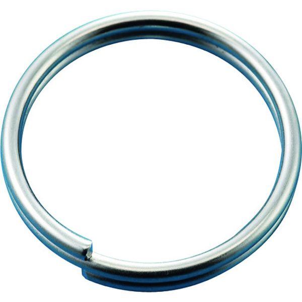 ・ステンレス製でサビに強く、バネ式の構造で簡単に取り外しができます。・バルブ表示札の設置などに簡単・便利な金具です。・チェーンの先端金具やジョイント金具に。・リング内径(mm)：25・線径(mm)：2.0・色：シルバー・セット商品：10個1...