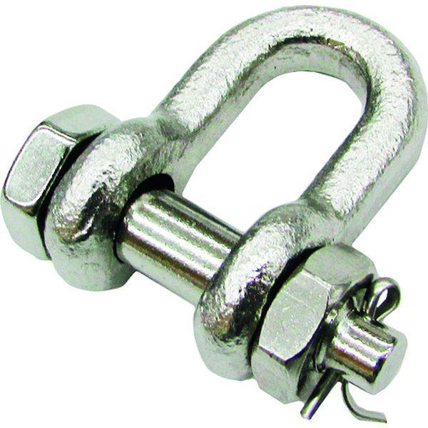 ・枠の径よりピンの径が太いシャックルです。・ワリピン付でナットが外れにくくなっています。・チェーン・ワイヤ・ロープ等の連結や、端末金具のジョイントに。・特に、振動が多いなどで通常のシャックルではピンが緩む可能性のある場所に。・ねじ径：M12...