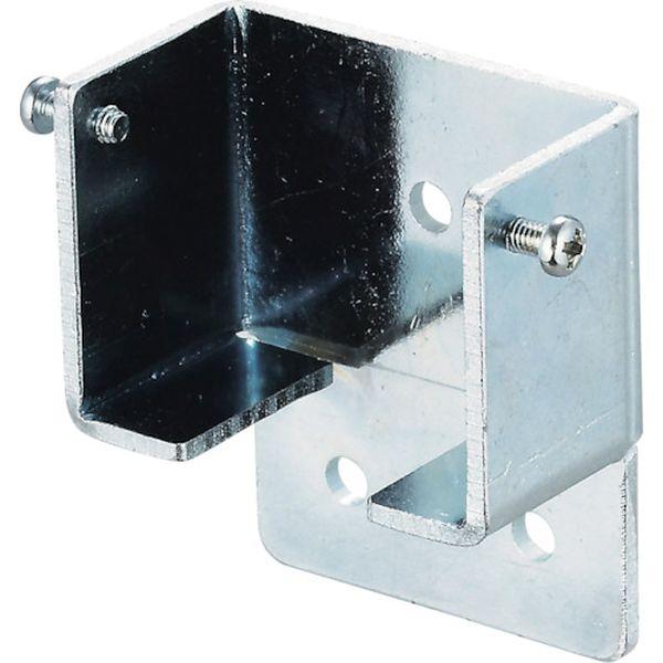 ・中間吊の際のレール端部の壁固定に。・間仕切ポールをレールの端まで可動させたい時に。・品名：間仕切用壁付ソケット・寸法(mm)：52×24.5×44.5・スチール(ユニクロメッキ)・生産国 日本・JANコード 4909055404381・質...