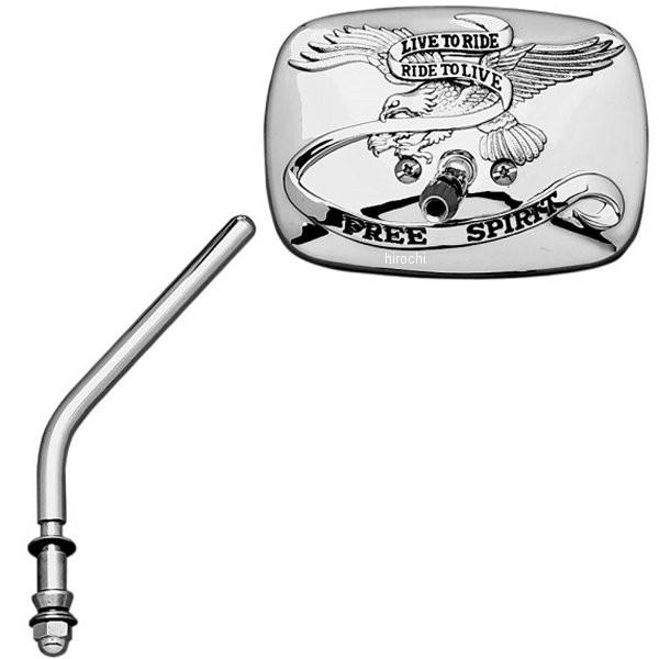 ・高品質のダイキャストミラー機能「Live to Ride Ride Free」・ミラーの背面にクロームまたはゴールドのエンボス加工されたスクリプト。・エンボス加工されたワシとスクリプトが正しく表示されるように、左バージョンと右バージョンの...