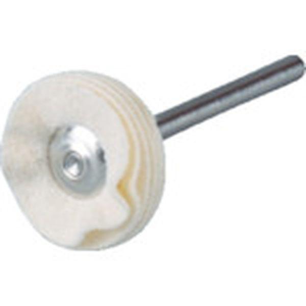 ・軸付なので取り付け交換が容易です。・ネオセーム:やわらかい研磨力のある合成皮革なので鏡面研磨・最終艶出しに最適。・使用工具:変速式電動マイクログラインダー。・タイプ：合成皮革・外径(mm)：20・幅(mm)：6・軸径(mm)：3・軸長(m...