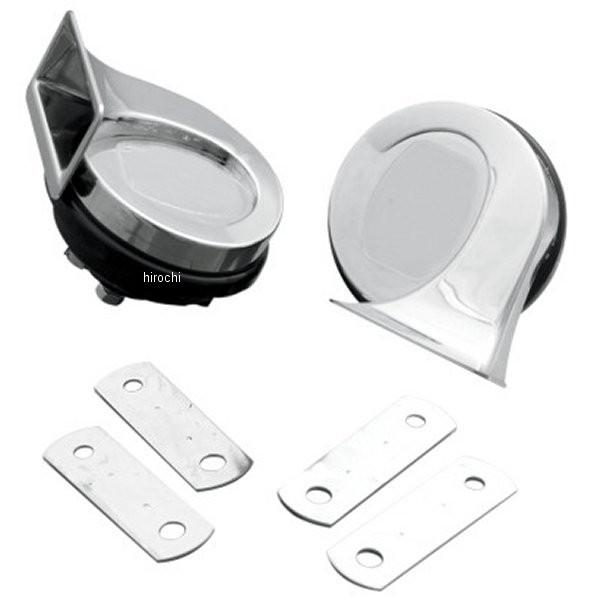 ・118dB(ハーレー標準装備ホーンの4倍)。・ほとんどのハーレー標準装備のホーンの直接交換。・ホーンセットには、2つのクローム仕上げホーン(高音と低音の1つ)、取り付けブラケットと取り付け説明書(英語)が含まれています。・3インチ(76m...