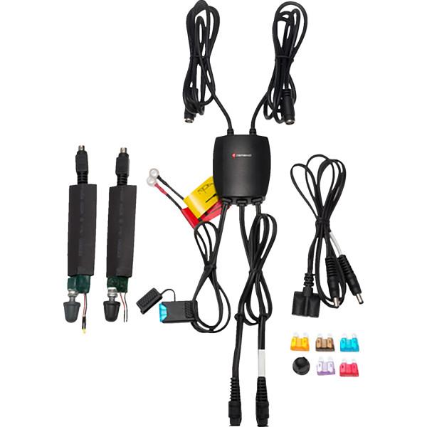 GERBING HEATED CLOTHING CONTROLLER DUAL PERMANENT 12Vコントローラーを恒久的にマウントして、2 つの異なる加熱衣類、または 2 つの製品をリンクして作成された加熱衣類ゾーン (加熱ジャケッ...